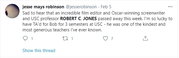 Robert C Jones A Film Editor And Oscar Winner Dies At Age 84 - Guardian ...