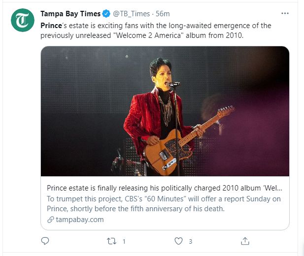 Prince's Unreleased Album To Be Released In July - Guardian Liberty Voice