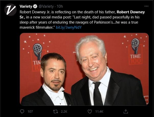 Robert Downey Sr Father Of 'Ironman' Actor Dies At Age 85 - Guardian ...